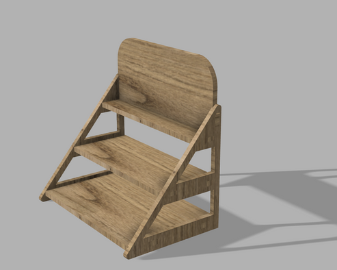 3 Tier Collapsible Display Shelves – Laser Bloom