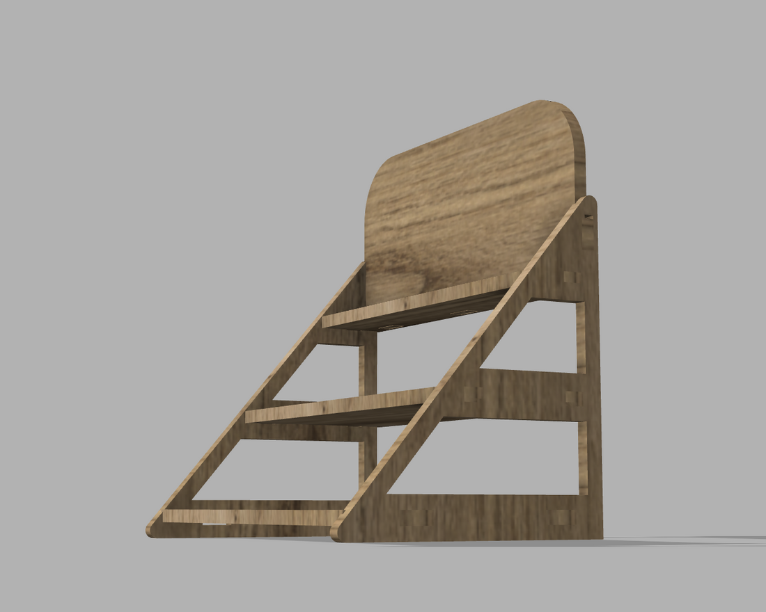 3 Tier Collapsible Display Shelves – Laser Bloom